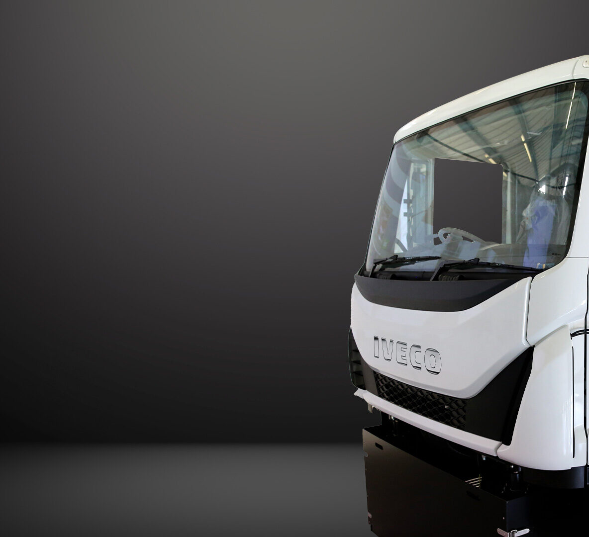 HGV driving simulator: Cab range